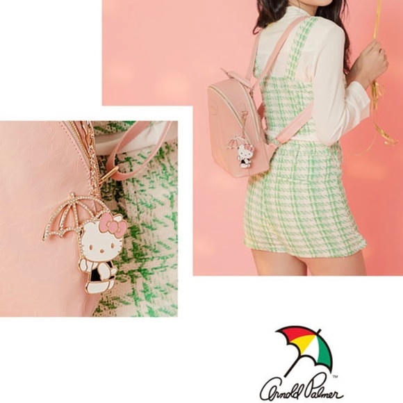 Sanrio | Bags | Hello Kitty X Arnold Palmer Backpack Friendly Pink ...